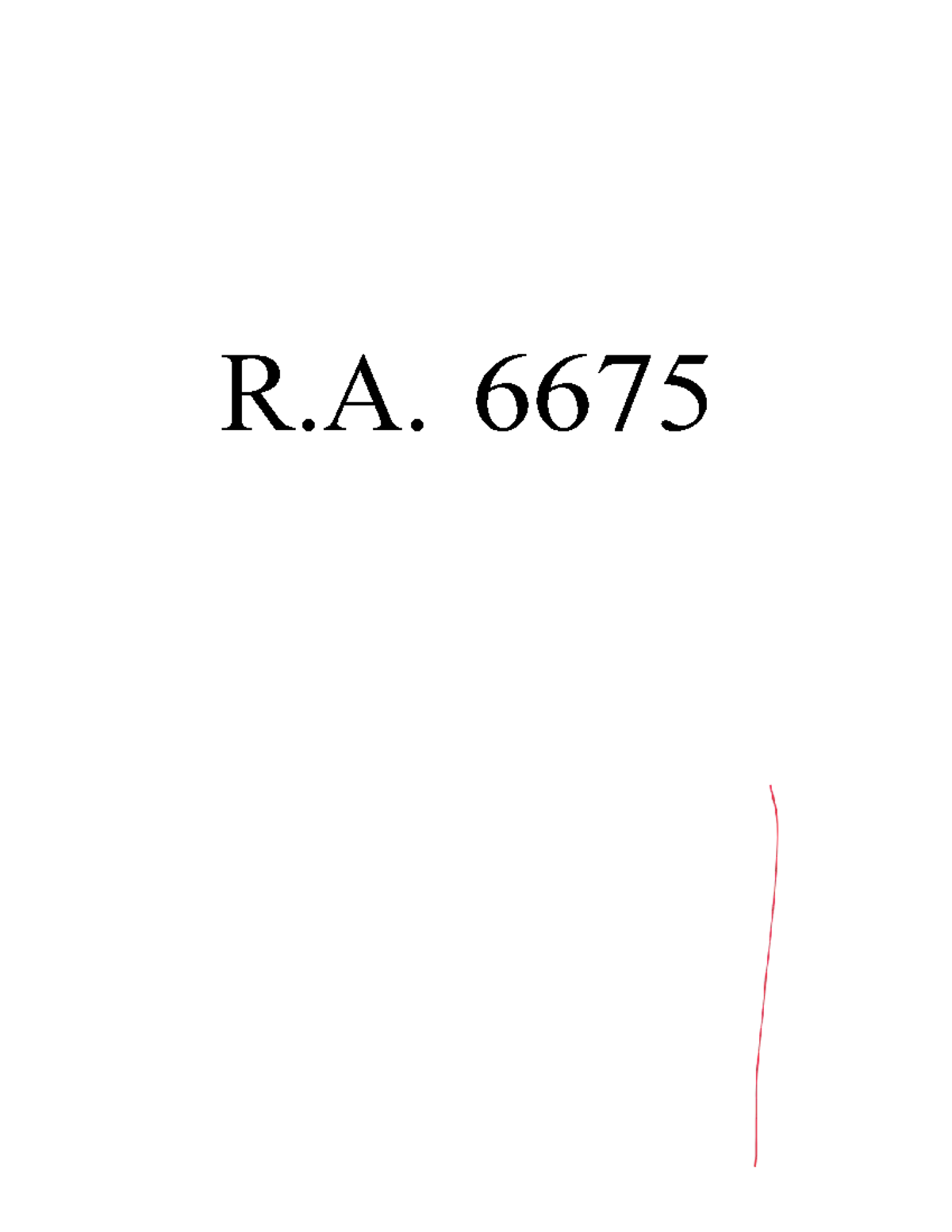 R.A. 6675: Summary Notes on the Generics Act and Its Implementation ...