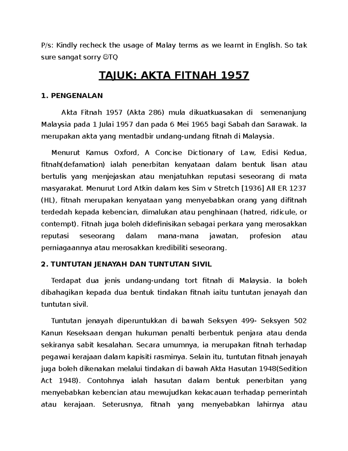 D15 - Borang tangkapan S28A - KANUN TATACARA JENAYAH (SEK 28 A) BORANG ...