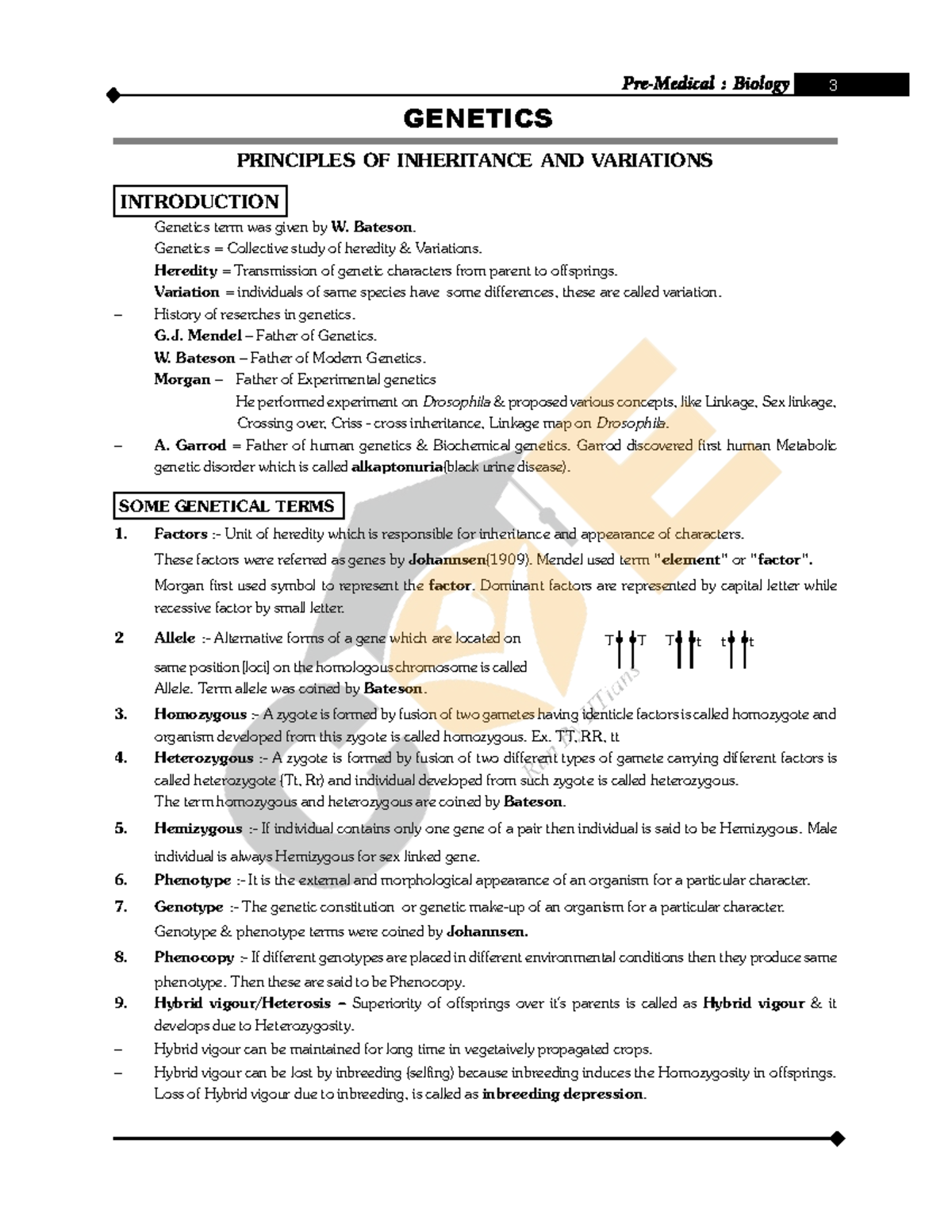 Genetics Study Guide - G6A Final Exam Notes - Studocu