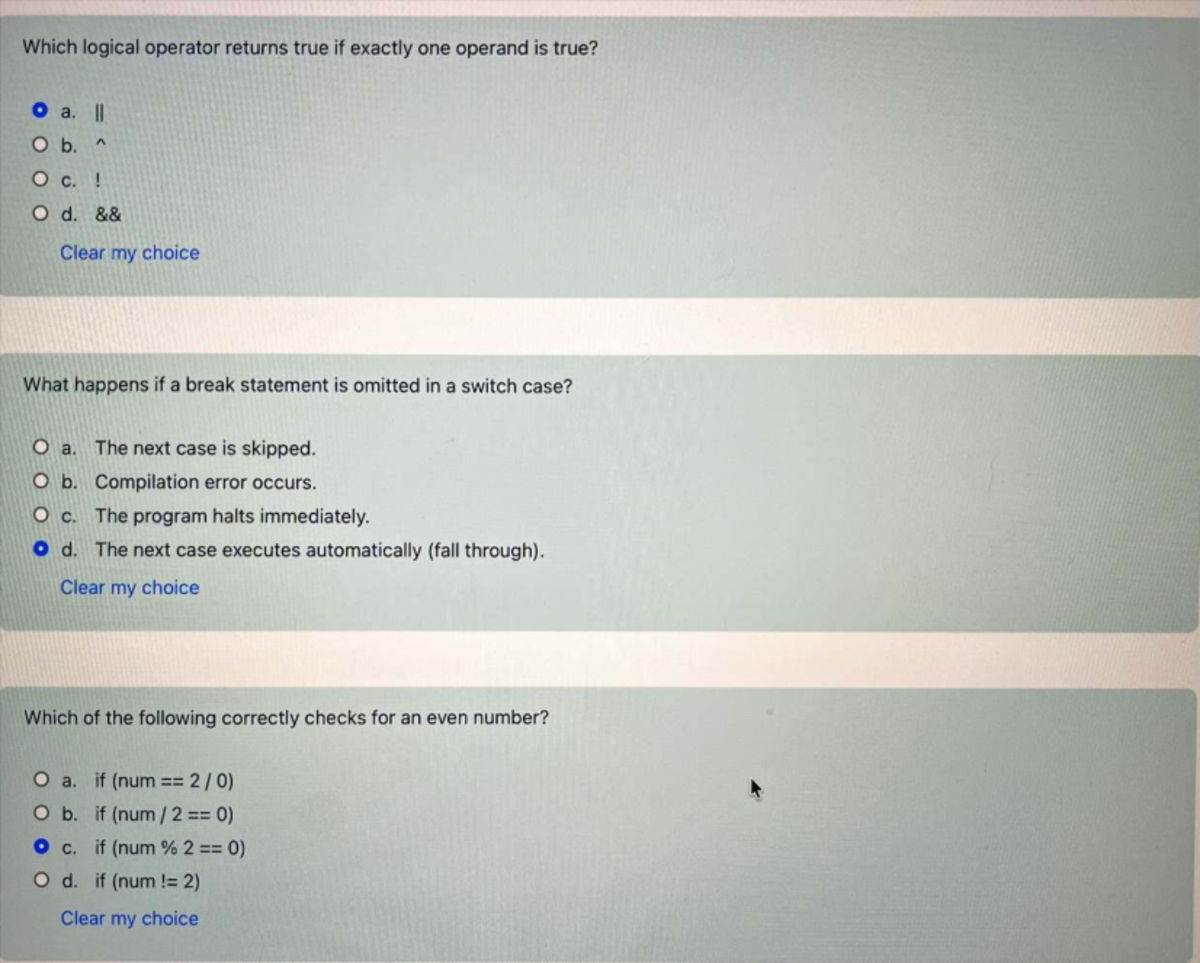 OOP Mock Test - Final Exam Questions for CS101 - Studocu