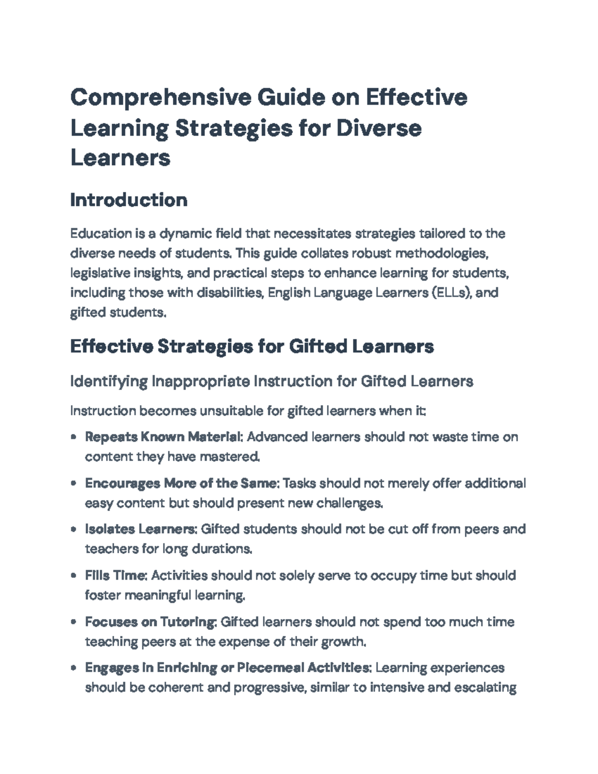 Comprehensive Guide on Effective Learning Strategies for Diverse ...