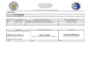 3 - Learning task - LEARNING TASK 3 Managing My Classroom Structure and Routines At the end of ...