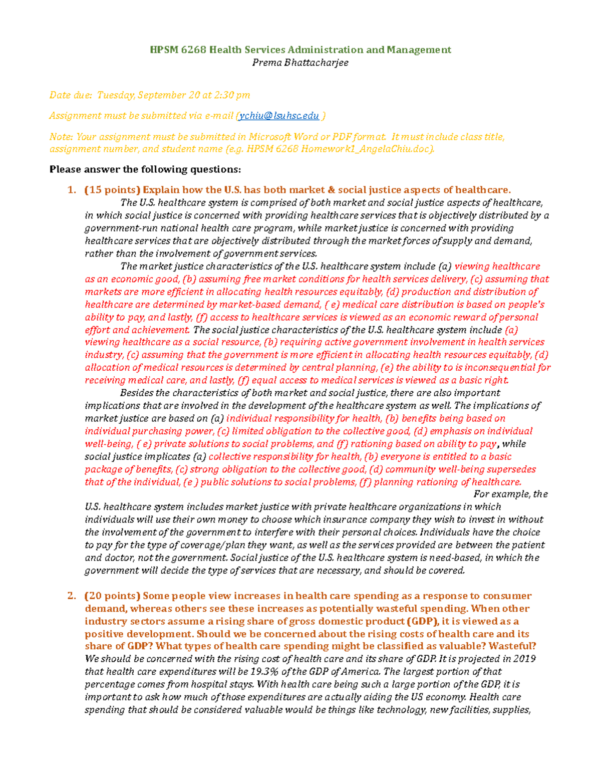 HPSM 6268 Health Services Admin: Reimbursement Notes & Insights - Studocu