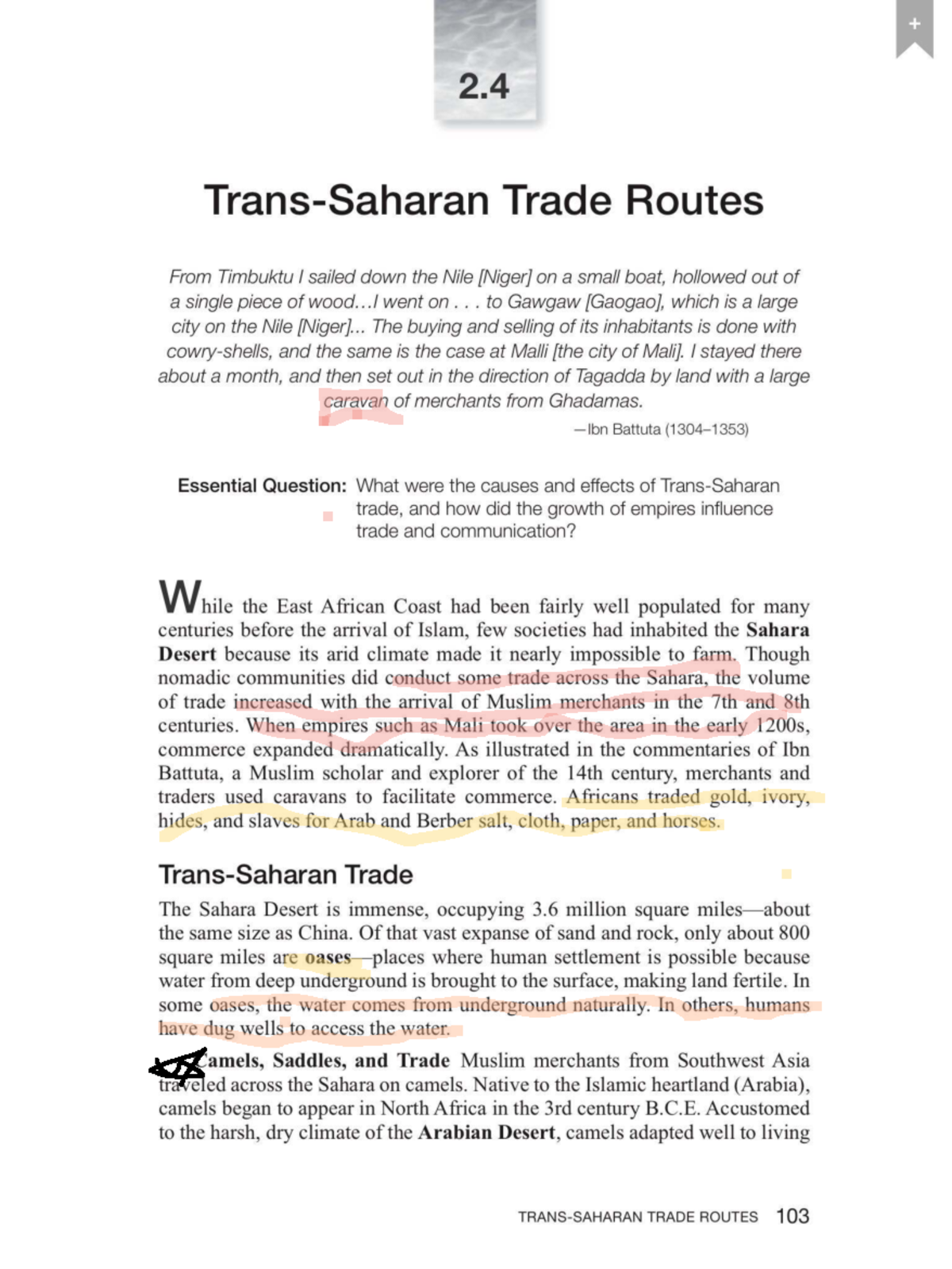 Trans-Saharan Trade Routes: The Rise of Mali and Leaders - Studocu