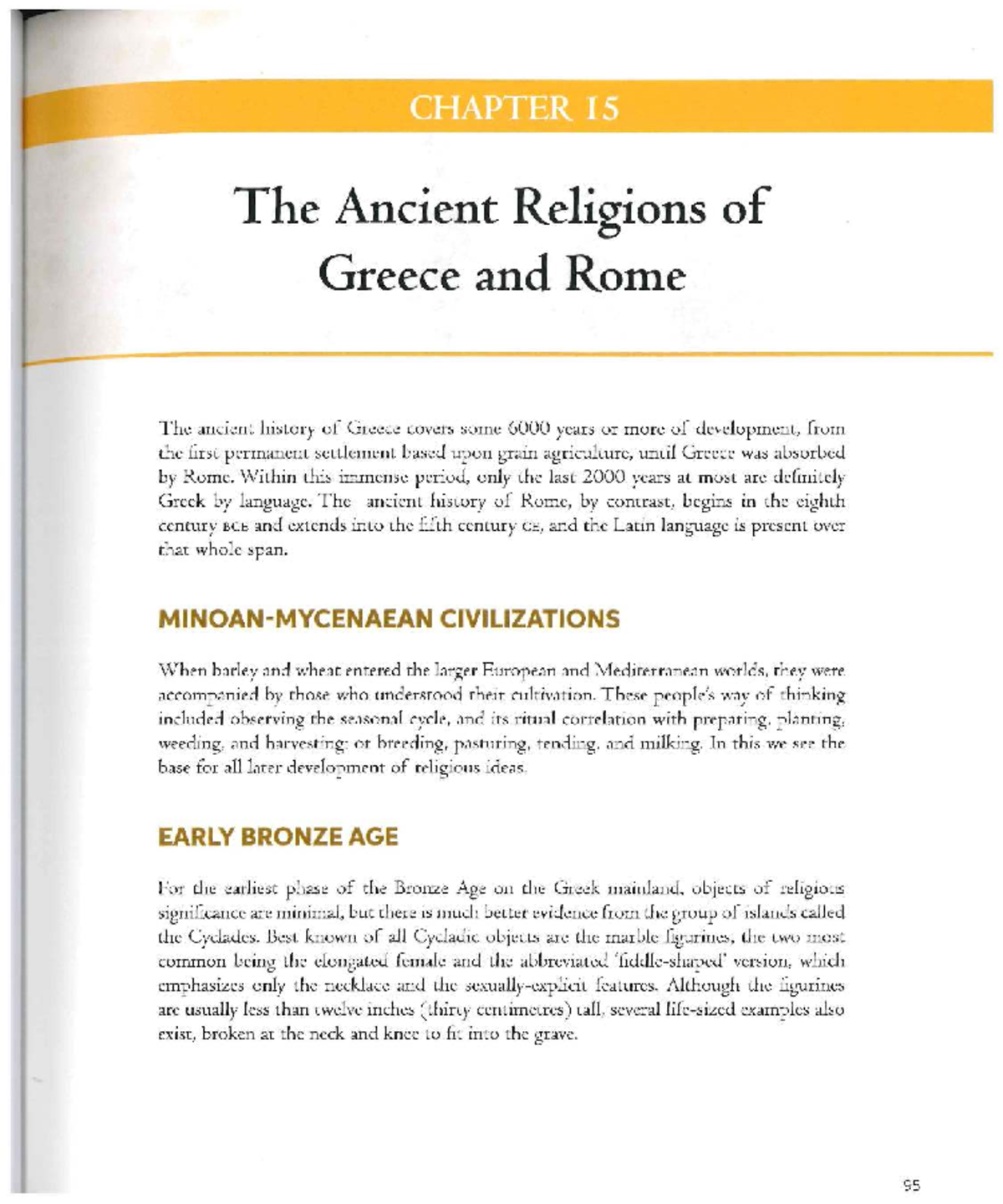 CHAPTER 15: The Ancient Religions of Greece and Rome - ABC123 Notes ...