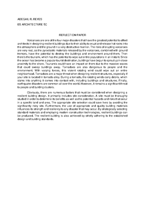 Educational Facilities - Reaction Paper - “Active Learning” Reflection Paper by :Abegail Reyes ...