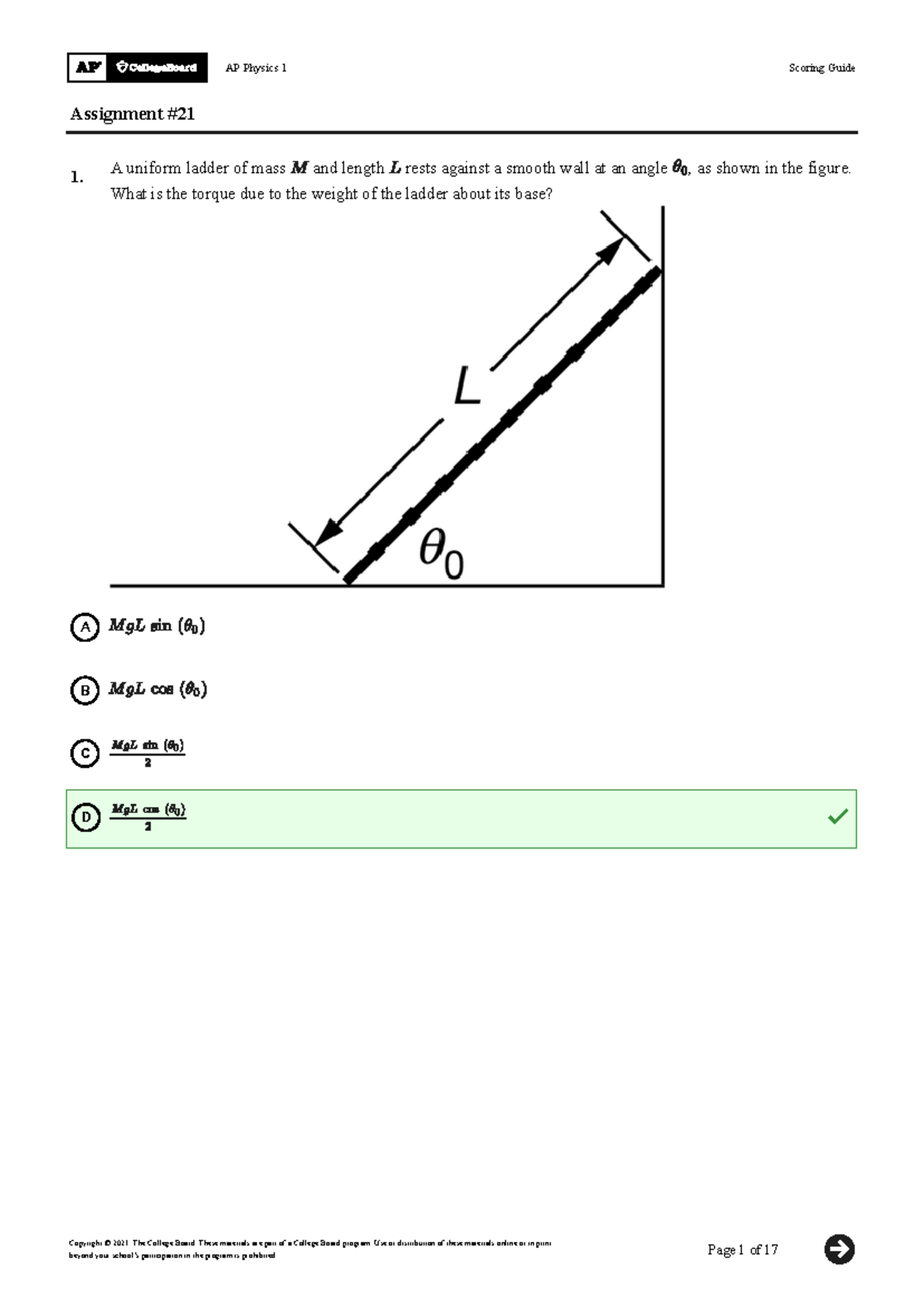 Torque Rotations MCQ Answers for Physics 101 Final Exam - Studocu