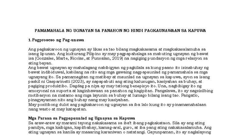 Q3 L2 ESP-8 - Pamamahala ng Ugnayan at Pag-iwas sa Hindi Pagkakaunawaan ...