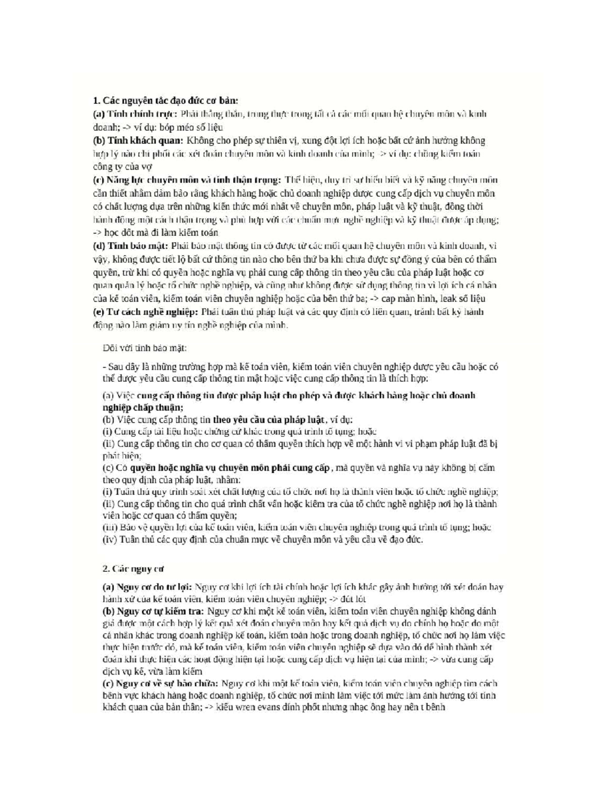 Kỹ Năng Chuyên Ngành Kế Toán: Nguyên Tắc và Biện Pháp Bảo Vệ - Studocu