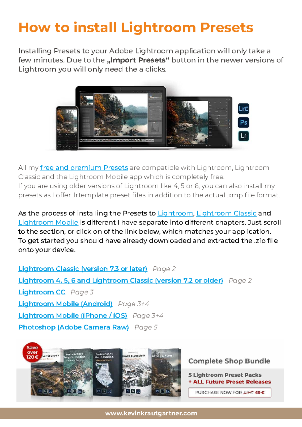 How to install Lightroom Presets Step by Step Guide - How to install ...