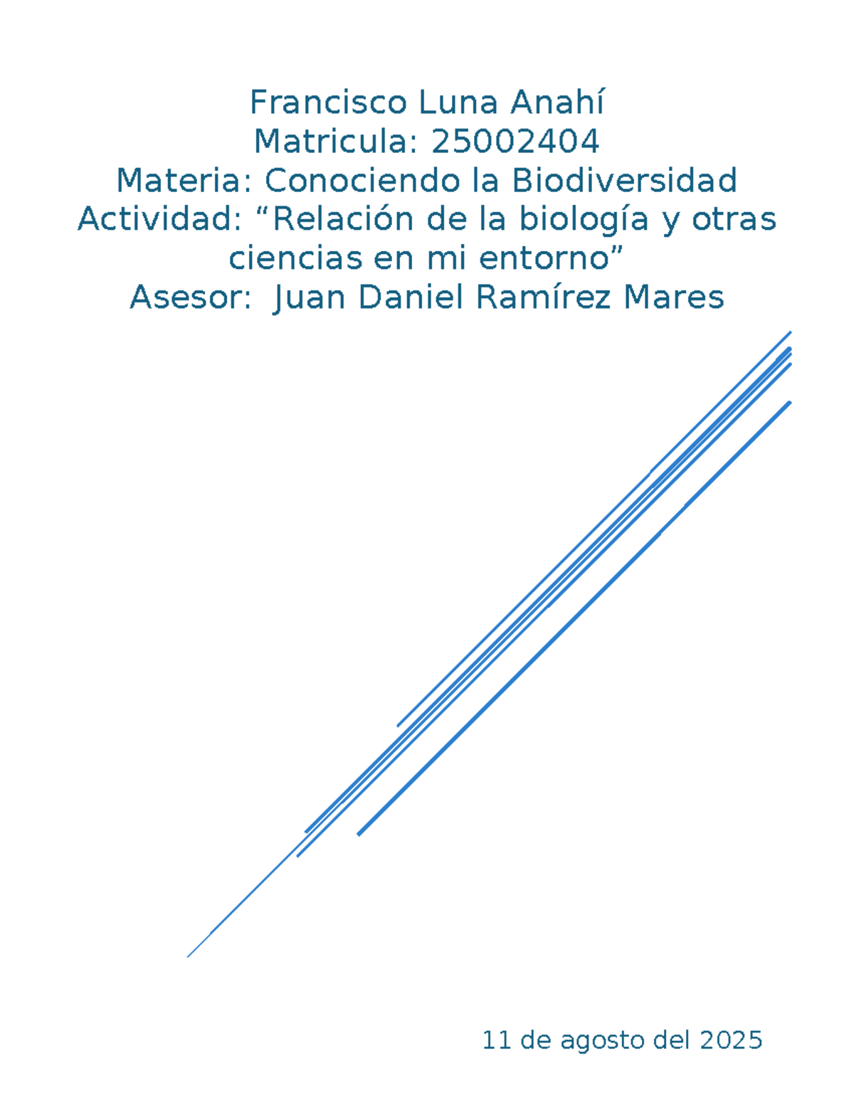 Conociendo la Biodiversidad: Reflexiones y Aprendizajes - BIO EA1 - Studocu