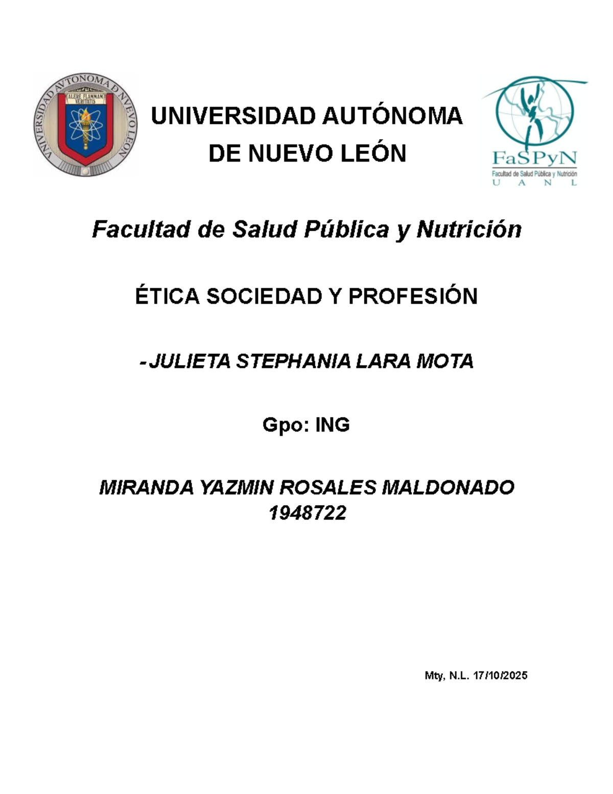 Ética y Estigmatización en Nutrición - Avance 2 TAREA - Studocu