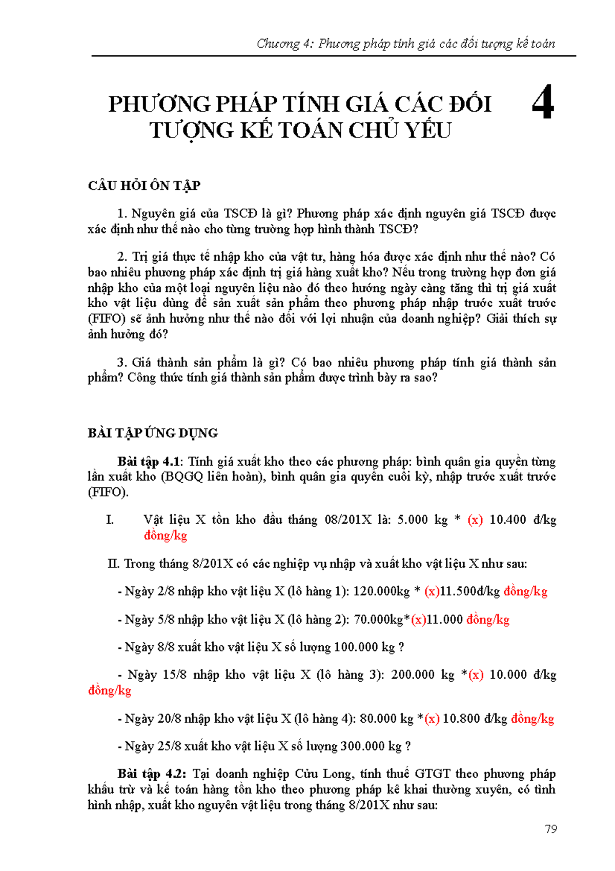 Chuong 4 - phuong phap tinh gia cac doi tuong ke toan (hoan thien sau nghiem thu) - Chương 4 ...