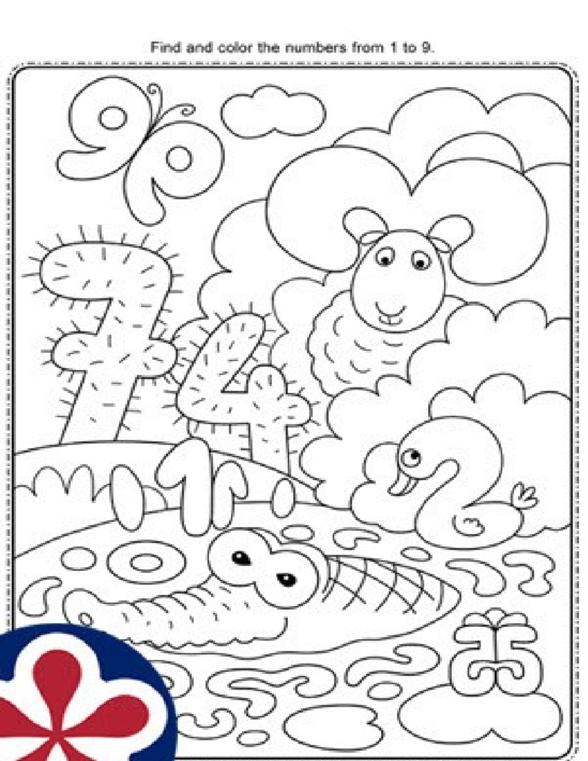 Hidden Numbers Activity: Color 1 to 9 - Good B Bio 6 - Studocu