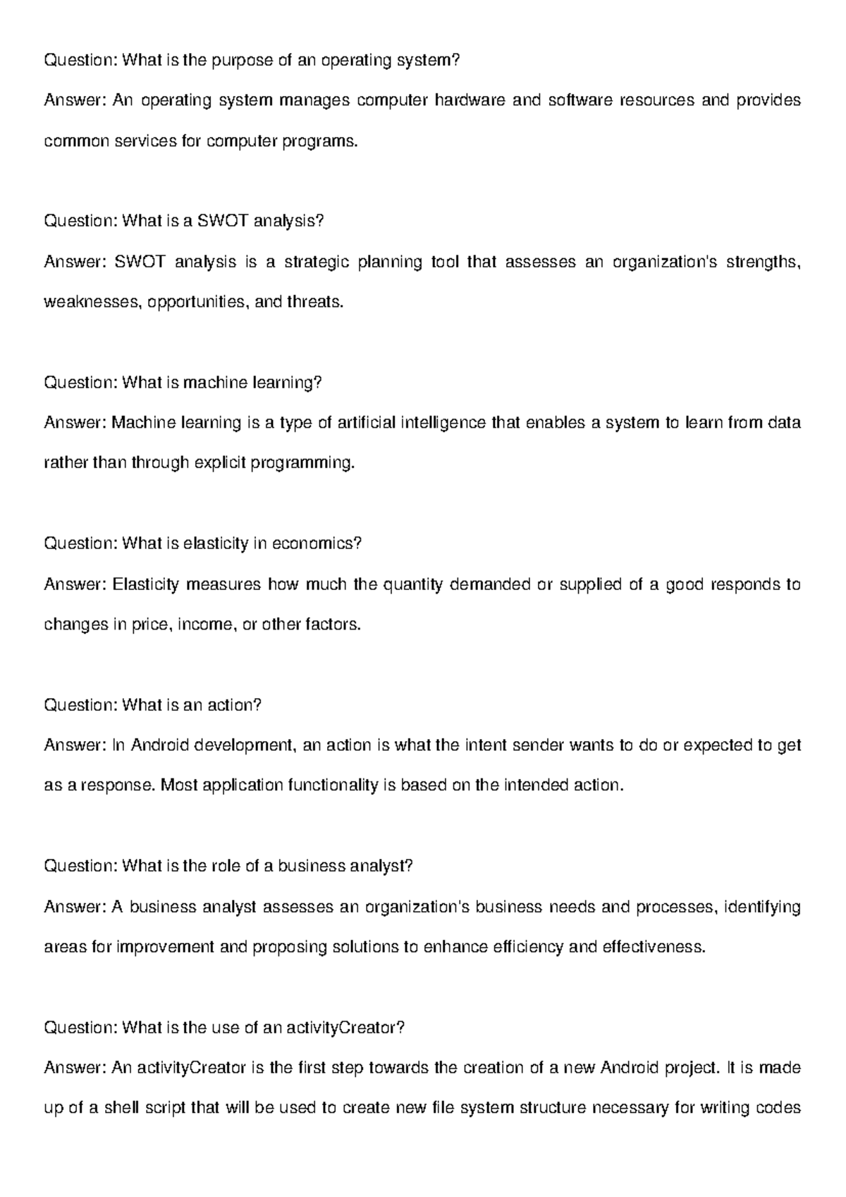 Exorbitantly appalto barabora - Question: What is the purpose of an ...