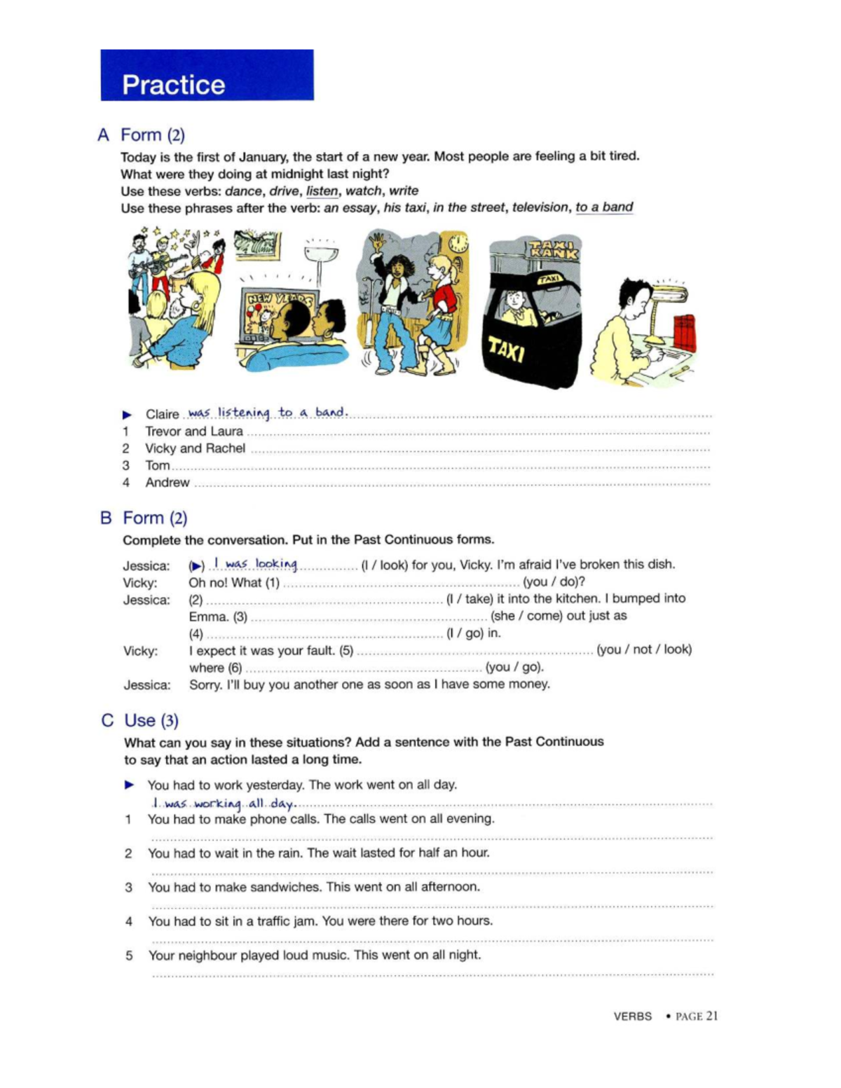Intermediate Grammar Practice: Past Tenses and Perfect Forms - Studocu