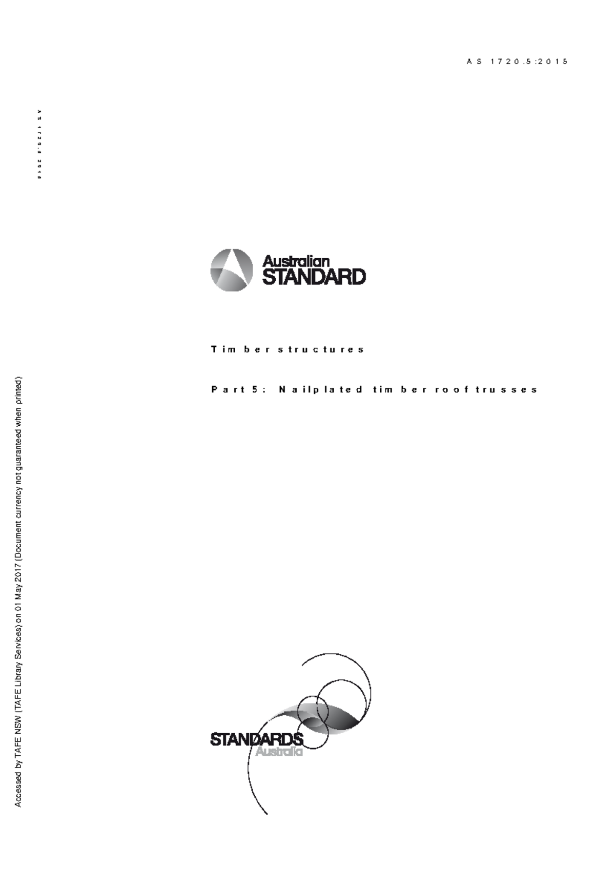 AS 1720.5-2015: Timber Structures - Nail Plated Roof Trusses Guide ...