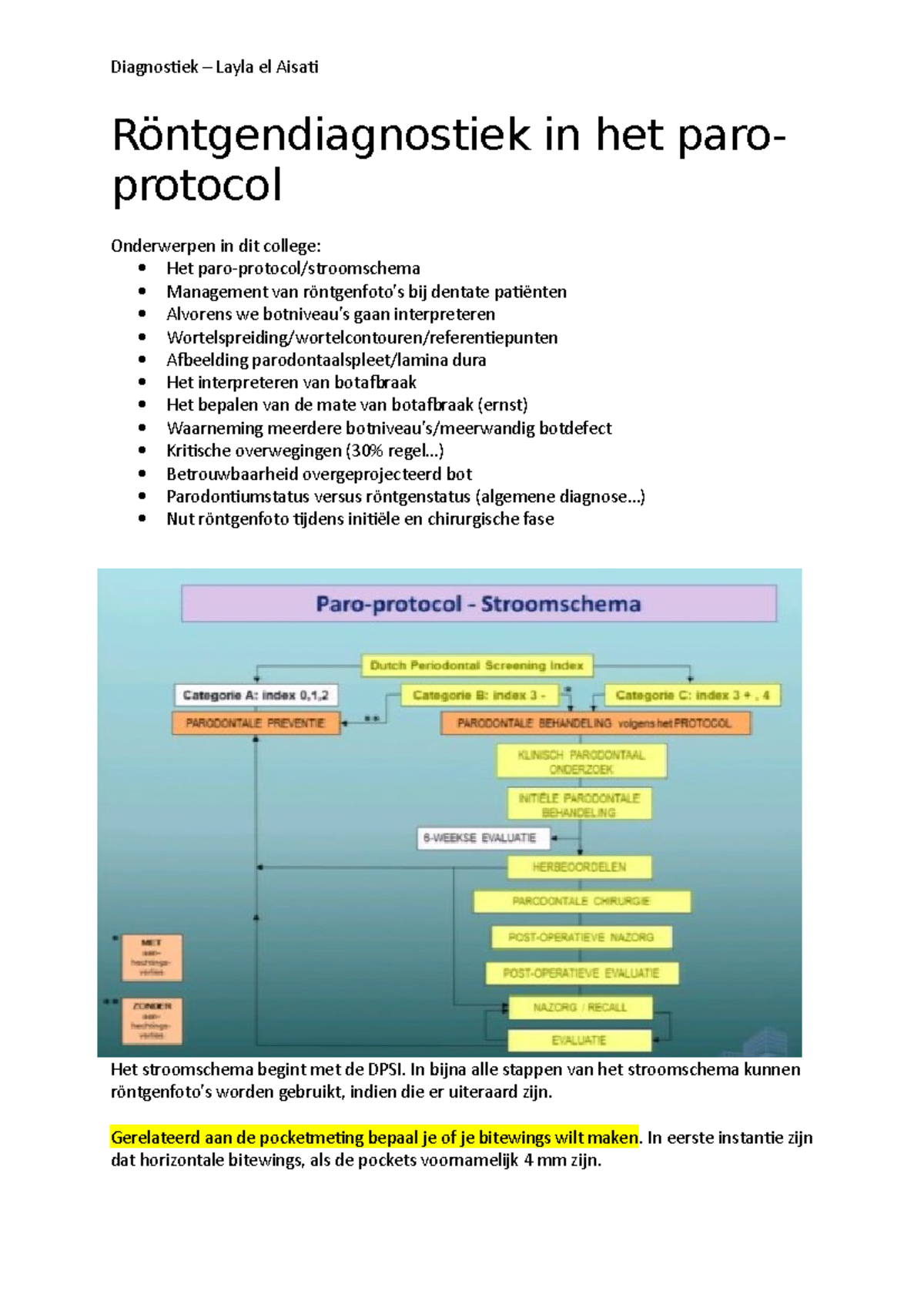 Röntgendiagnostiek in het Paro-protocol: Belangrijke Aspecten en ...