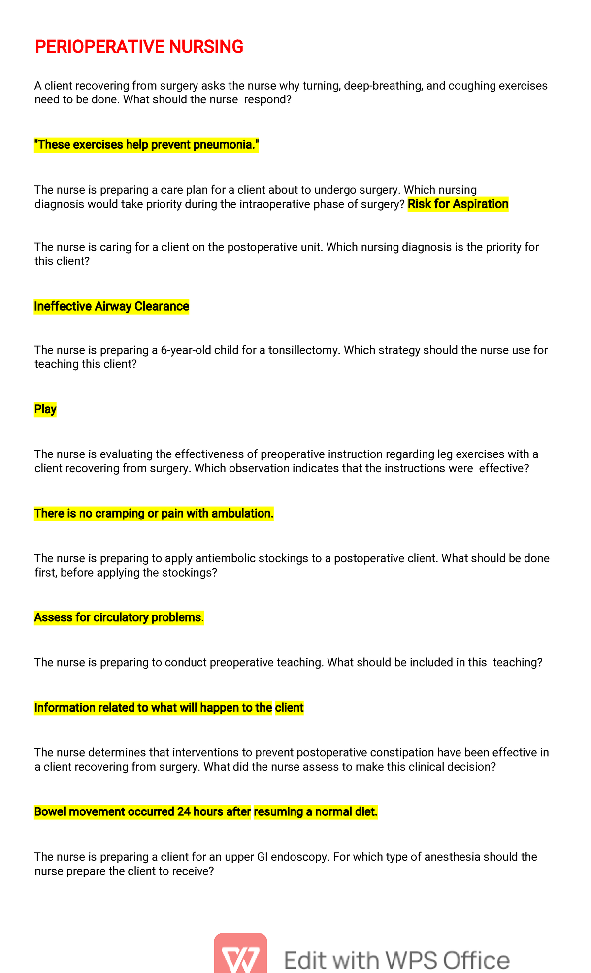 Handouts-PERI-DOC-REP- Caring-AND- Communicating - PERIOPERATIVE ...