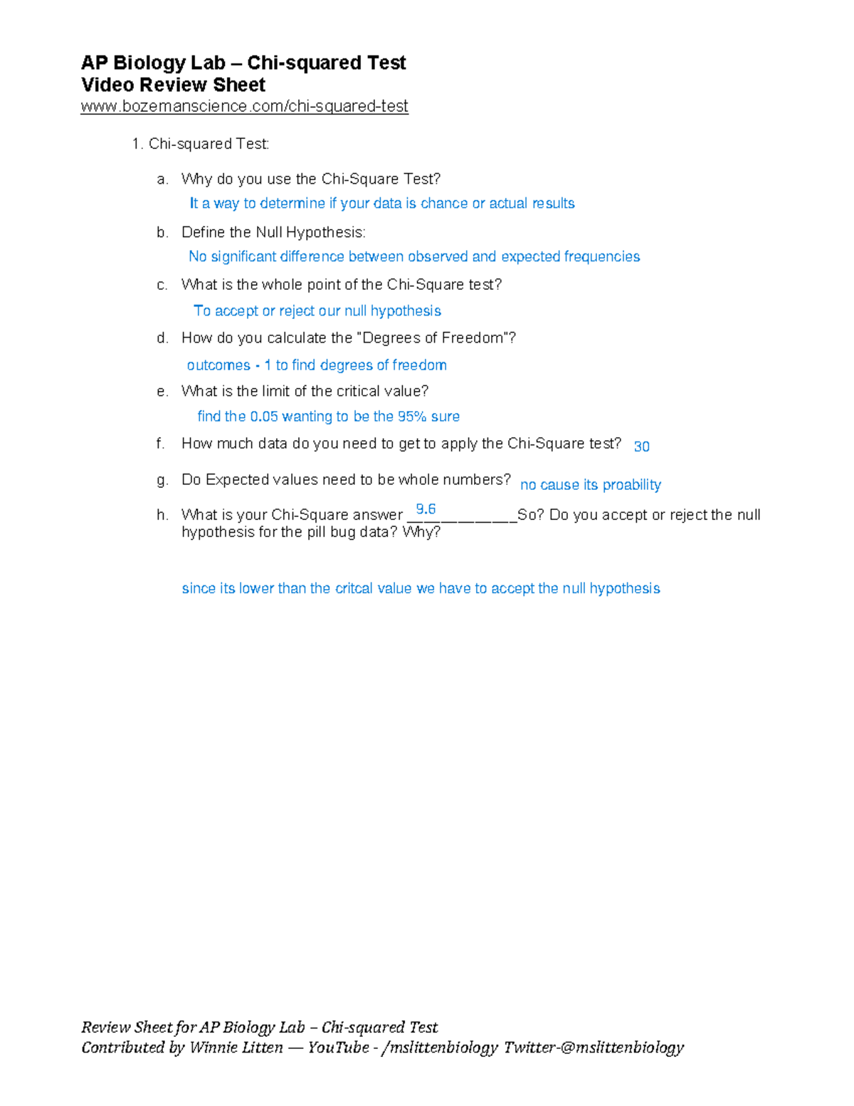 AP+Bio+Lab+Chi-Squared+Test+Worksheet-WL - - Studocu