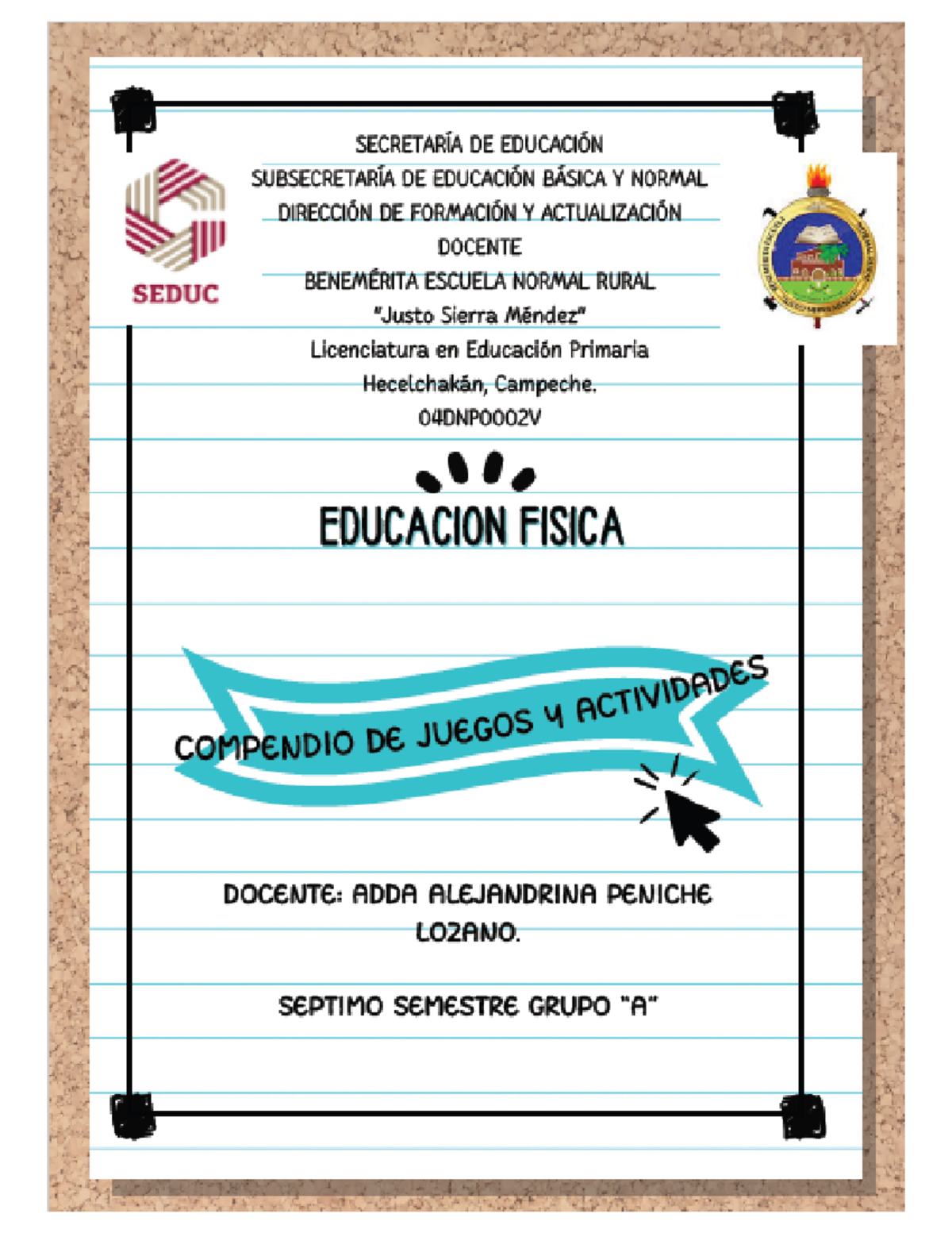 Compendio de Juegos y Actividades para el 7° Grado - Leprim - Studocu