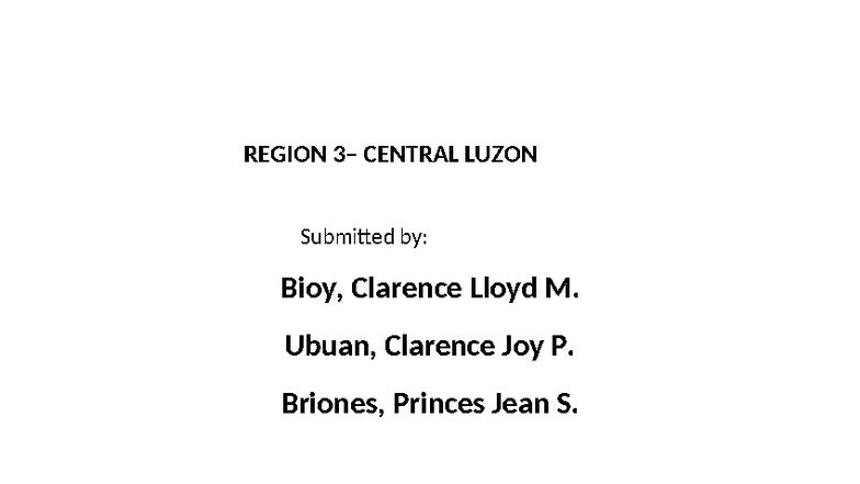 Region 3 Central Luzon - Culinary Delicacies Overview - Studocu