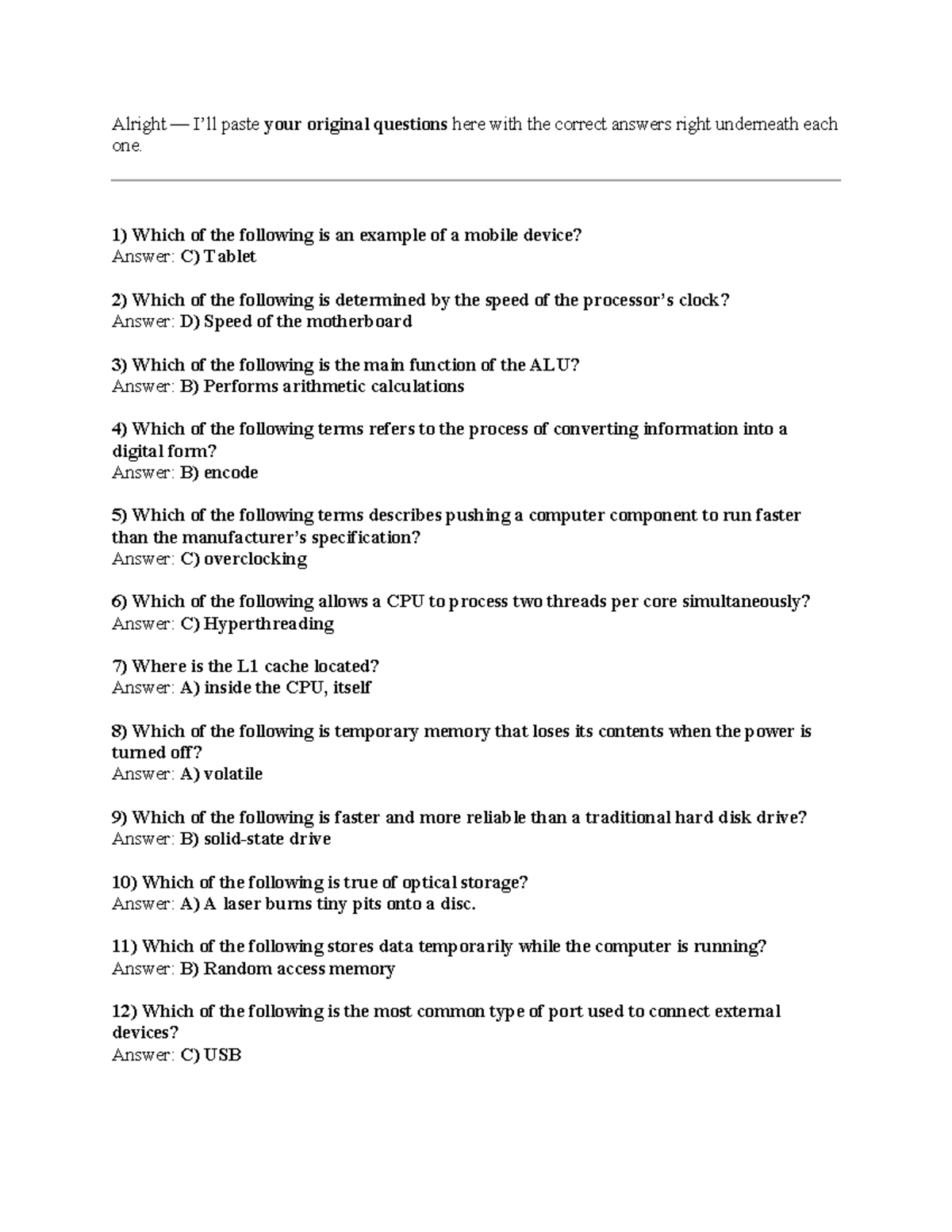 Week 4 CSC - Tutorial Questions and Answers - Studocu