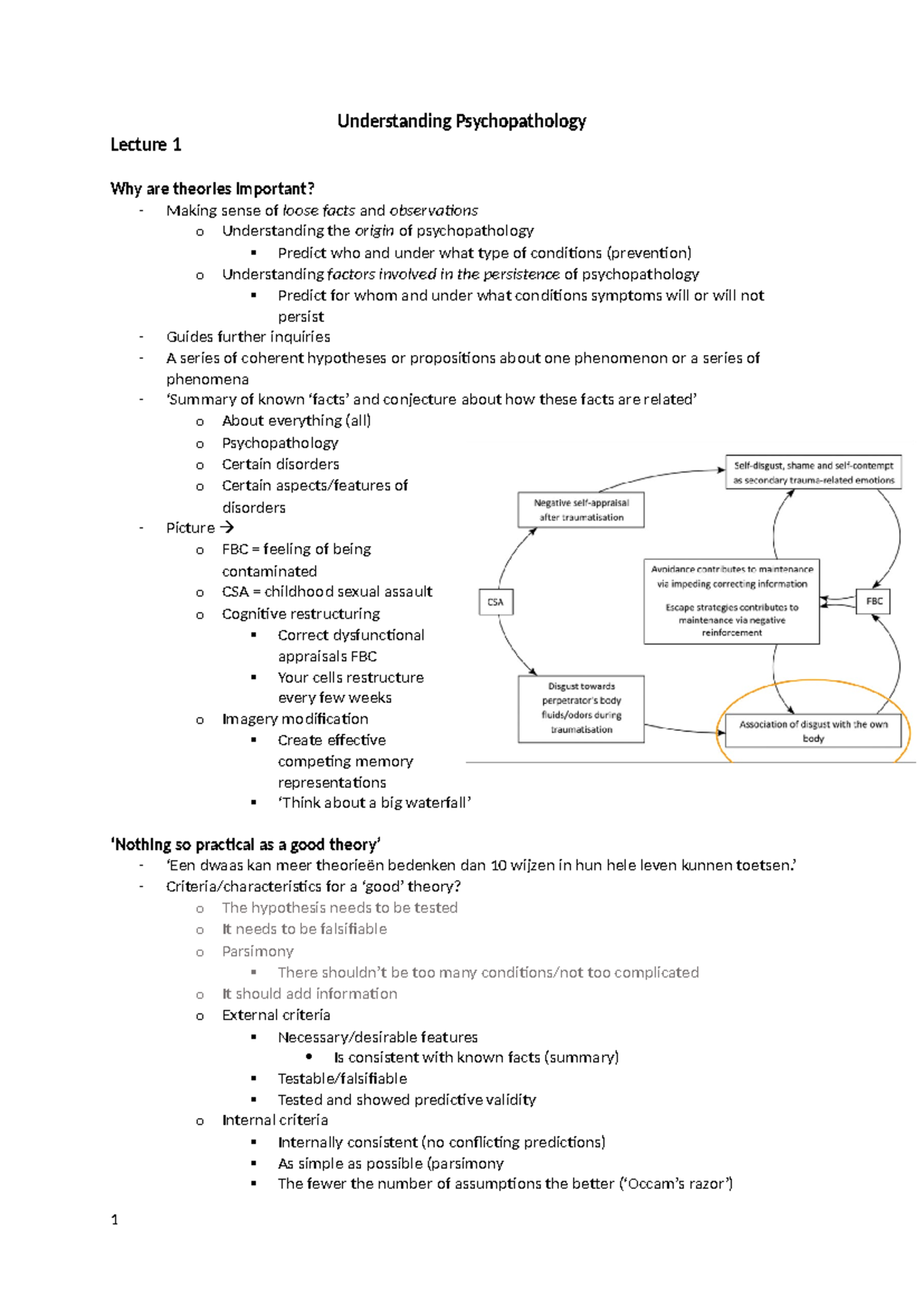 Understanding Psychopathology: Key Theories & Concepts in PSY 101 ...