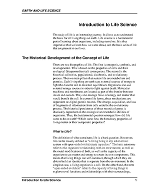 Genetics - Just some PDF - EARTH AND LIFE SCIENCE Genetics 1 Genetics ...