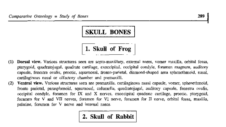 Comparative Osteology Study Notes (3rd Sem) - Studocu