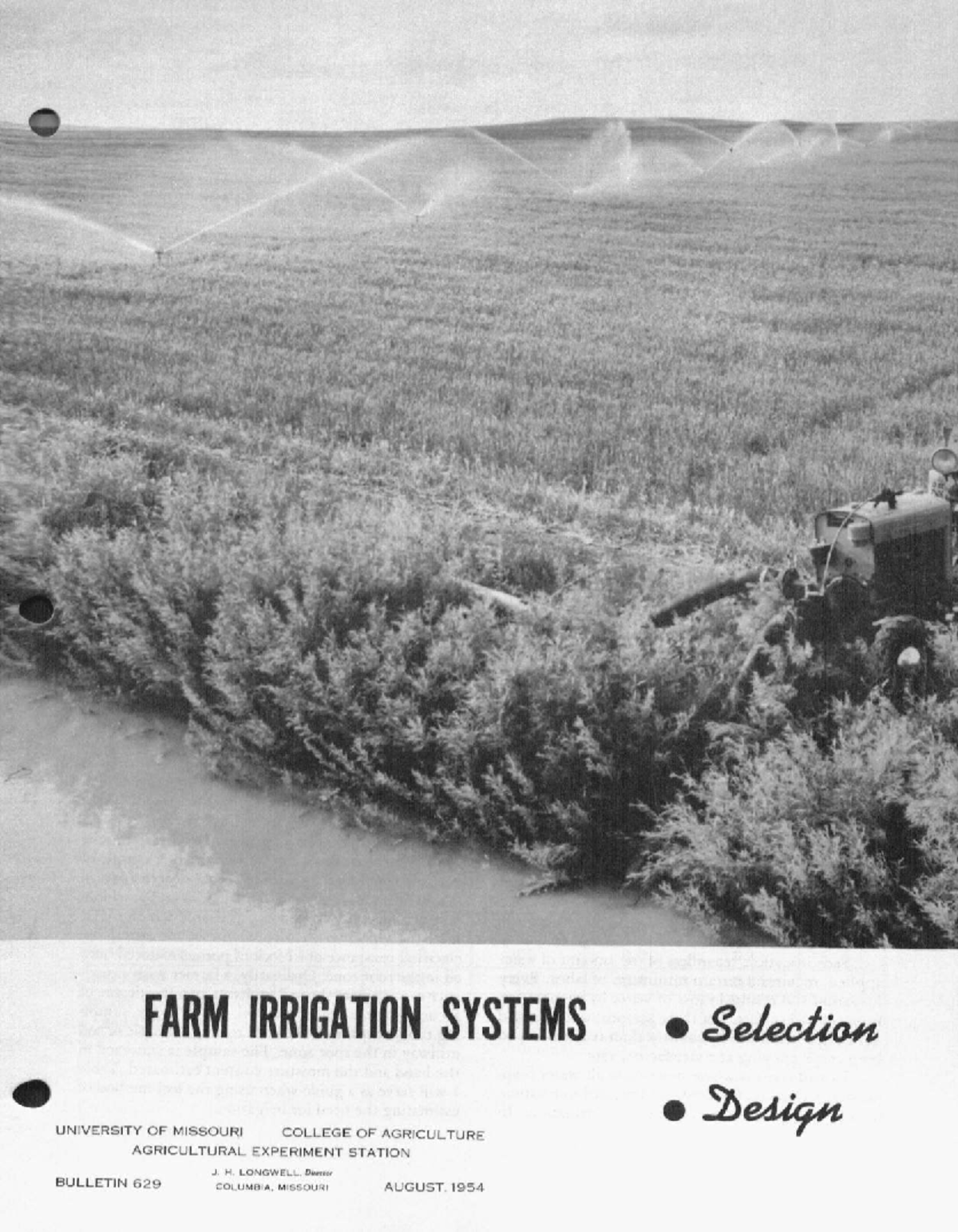 Irrigation Systems Design and Selection - MU Bulletin 629 - Studocu