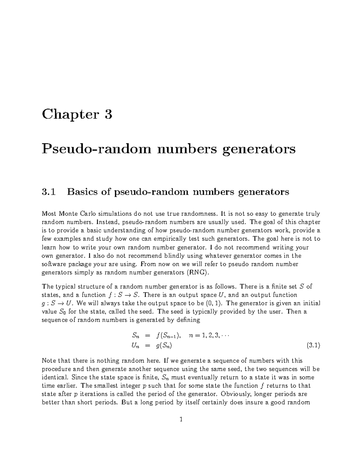 Chapter 3: Random Number Generators (RNG) Basics and Testing Techniques ...