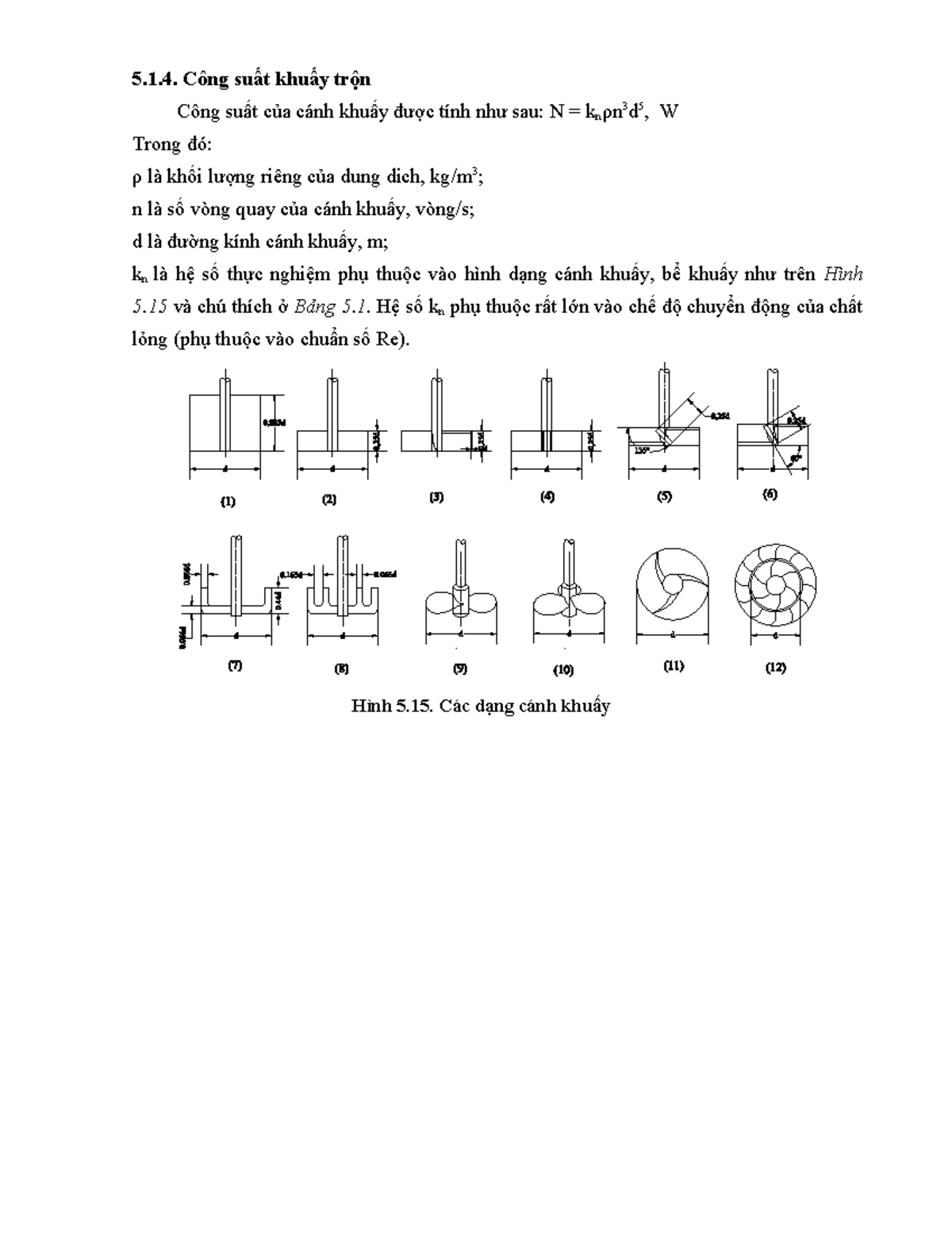 Calculating Mixer Power: Formulas and Applications in Mixing - Studocu