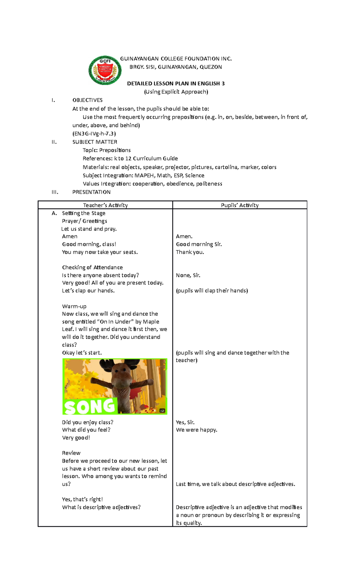 Badabels-lp - this is a detailed lesson plan in english 3 - GUINAYANGAN ...