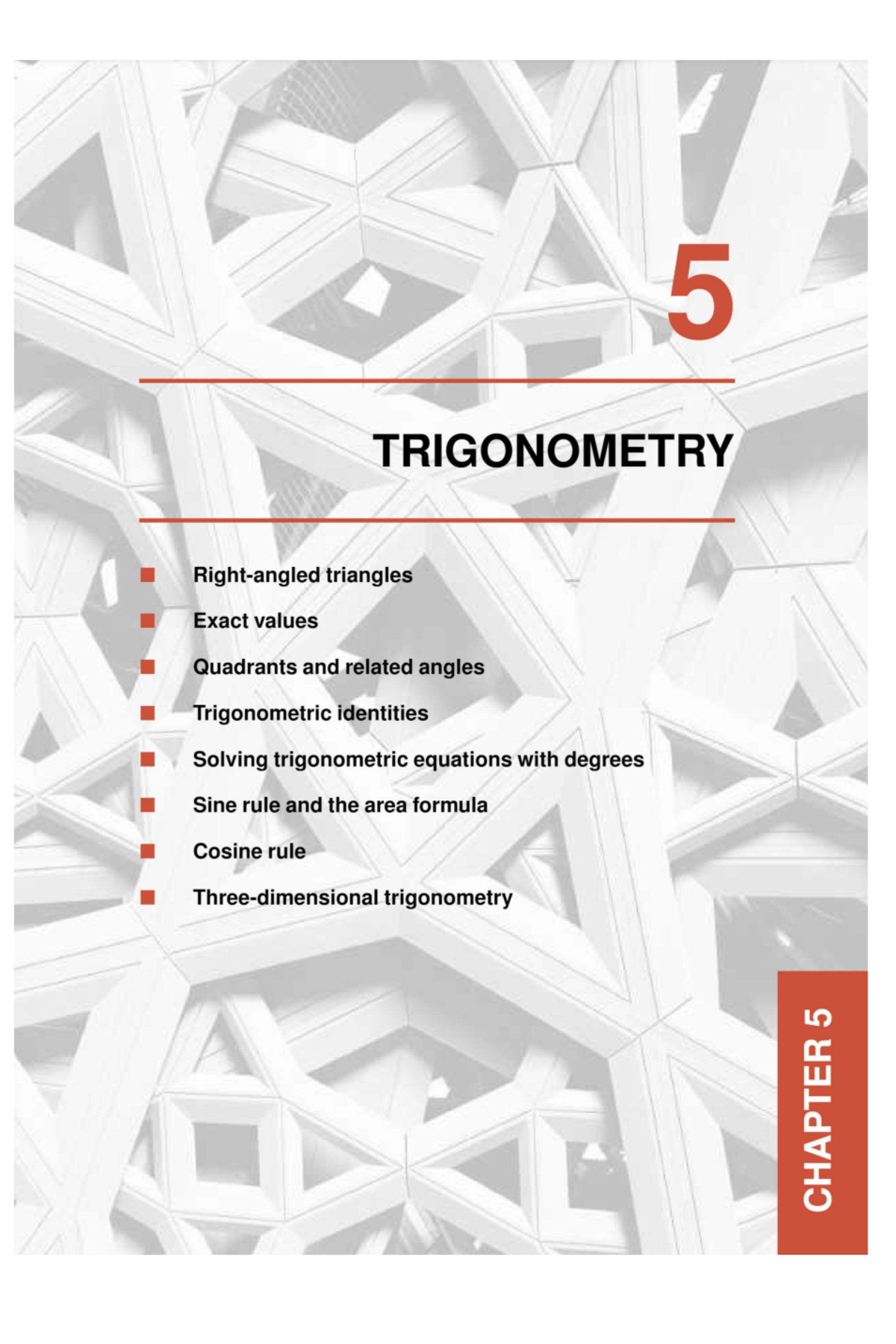 TRIG1HW - Chapter 5: Trigonometry Concepts and Exercises - Studocu