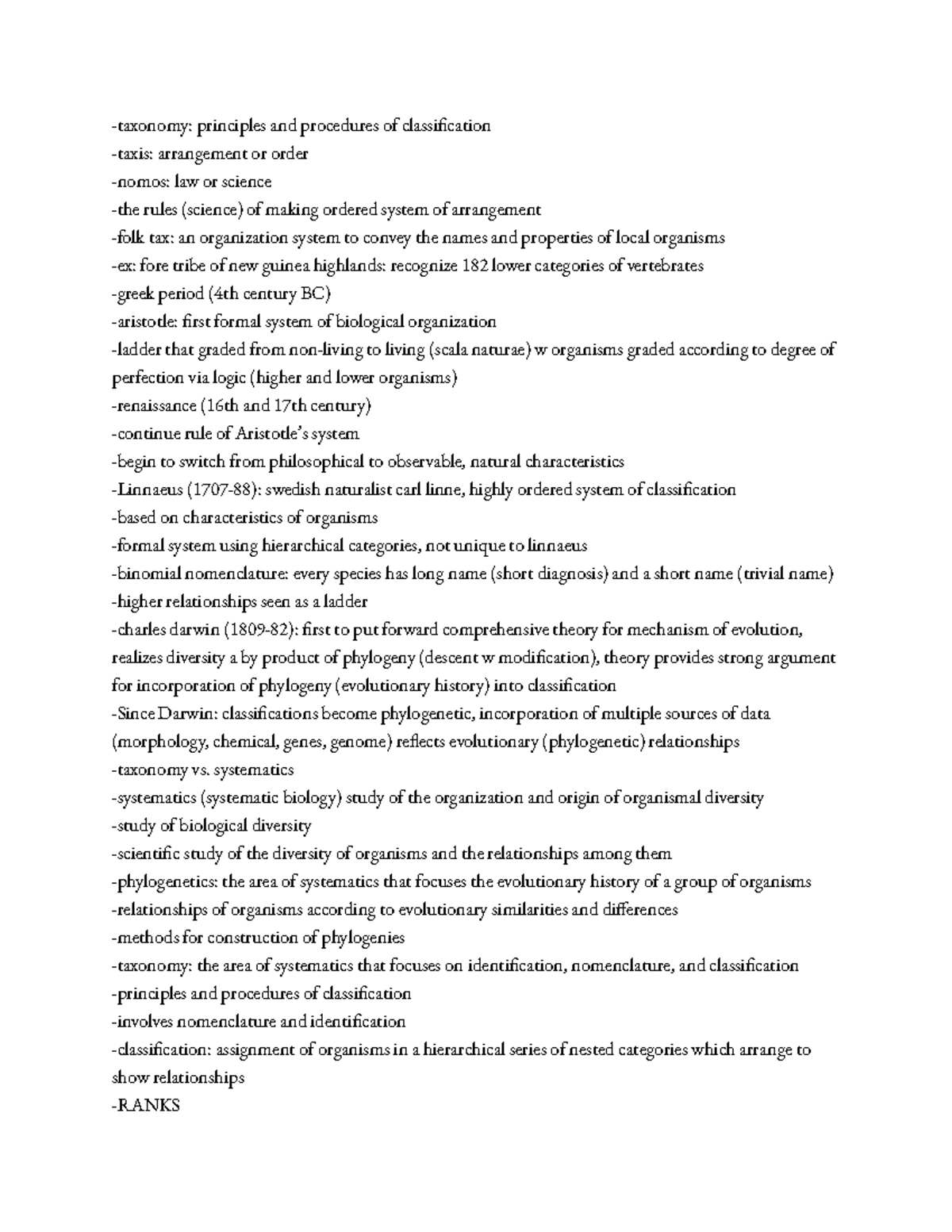 Plant Taxonomy (BIO 101): Principles & Nomenclature Overview Guide ...