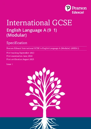 Pearson Edexcel International GCSE Chemistry (Modular) Specification ...