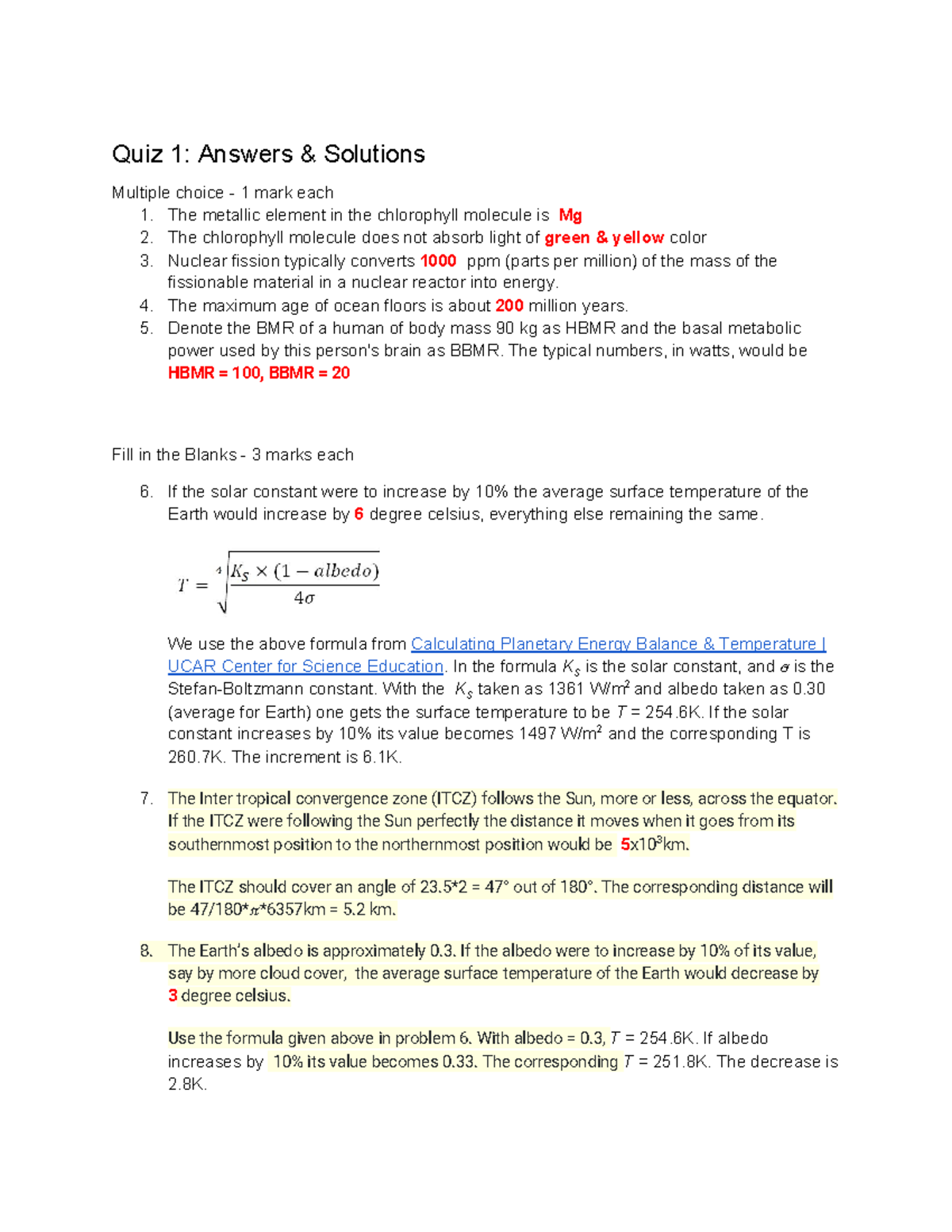 Code Tantra Quiz 1 Solutions - Quiz 1: Answers & Solutions Multiple ...