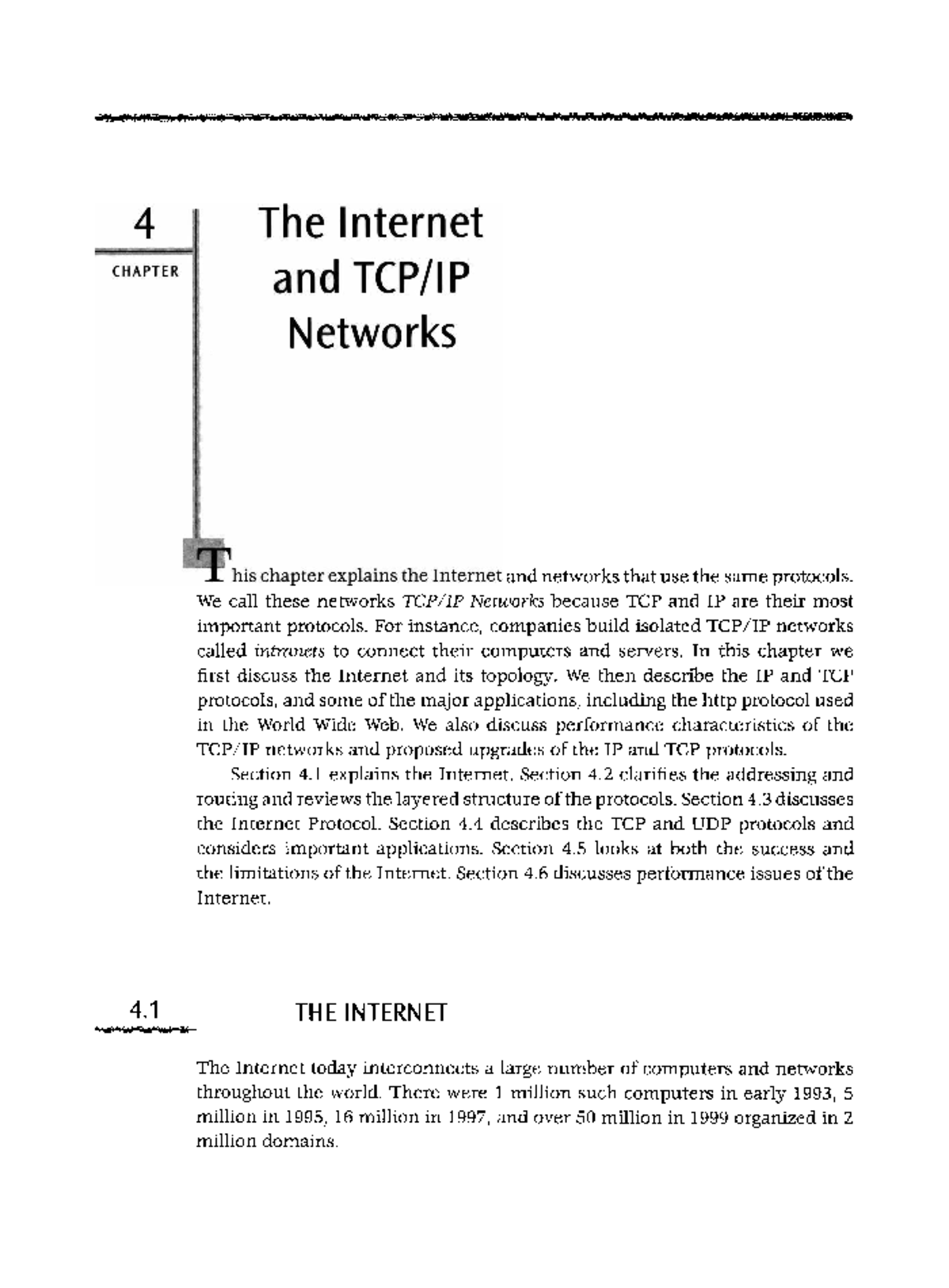 TCP/IP Networks Overview: Chapter 4 Insights - Studocu