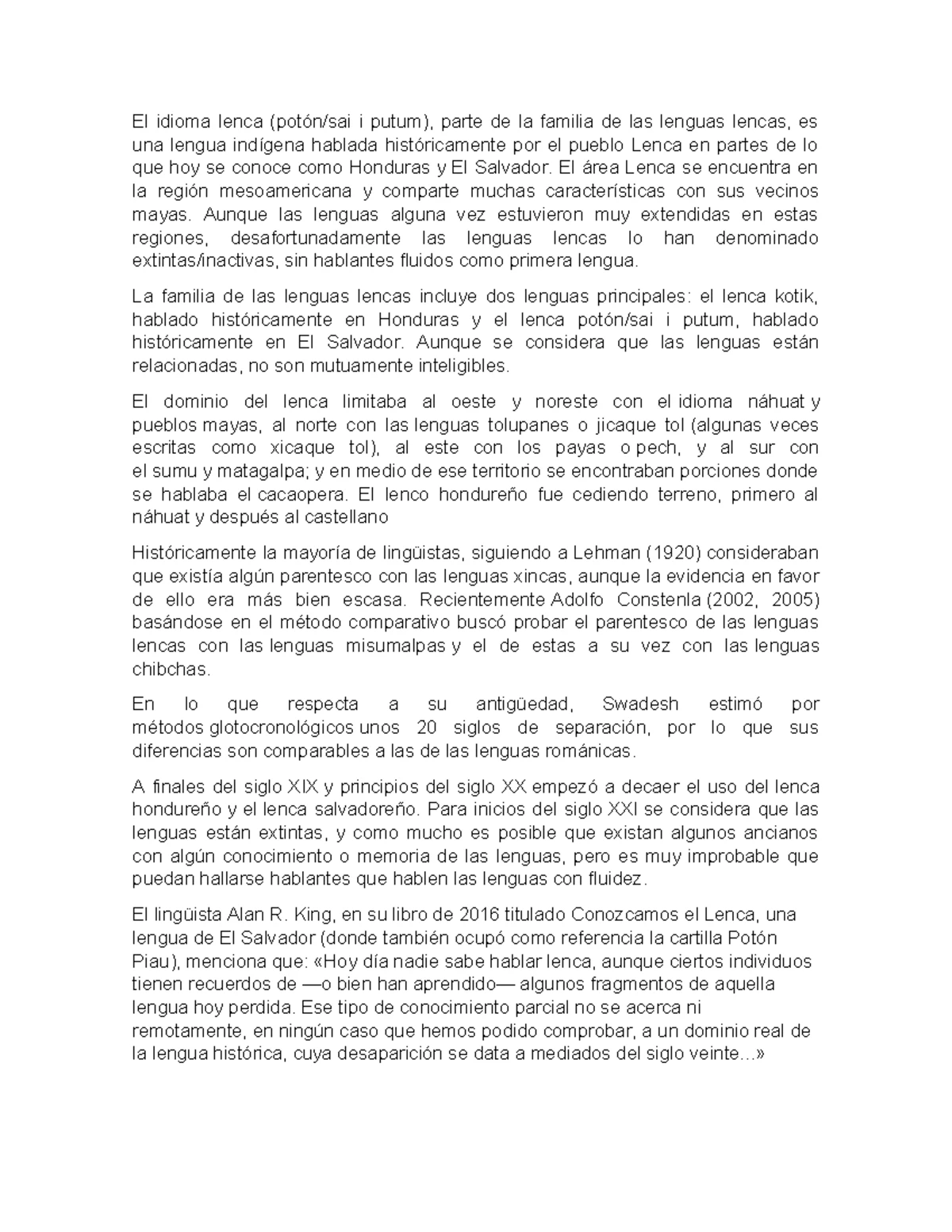 Cultura Material y Artística de los Lencas en Honduras y El Salvador ...