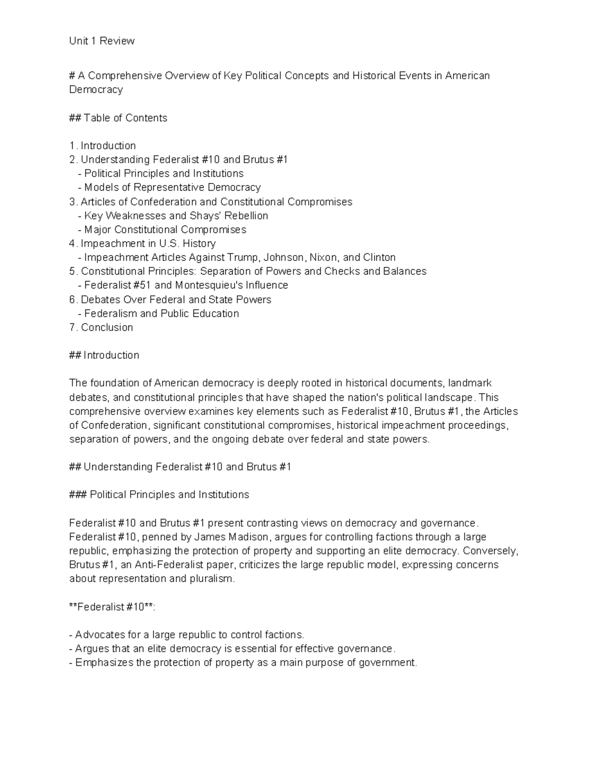 # A Comprehensive Overview of Key Political Concepts and Historical ...