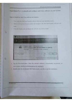 ETI Microproject - A MICROPROJECT REPORT ON “Need of Cyber security” Submitted By Pratham ...