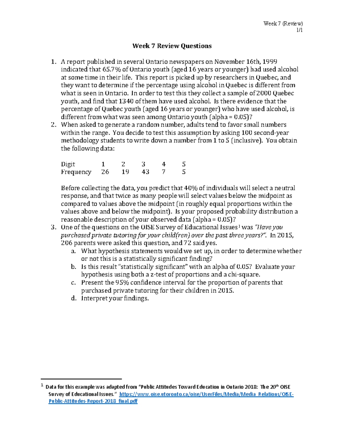 Week 7 Review Questions - Week 7 (Review) 1/ Week 7 Review Questions A ...