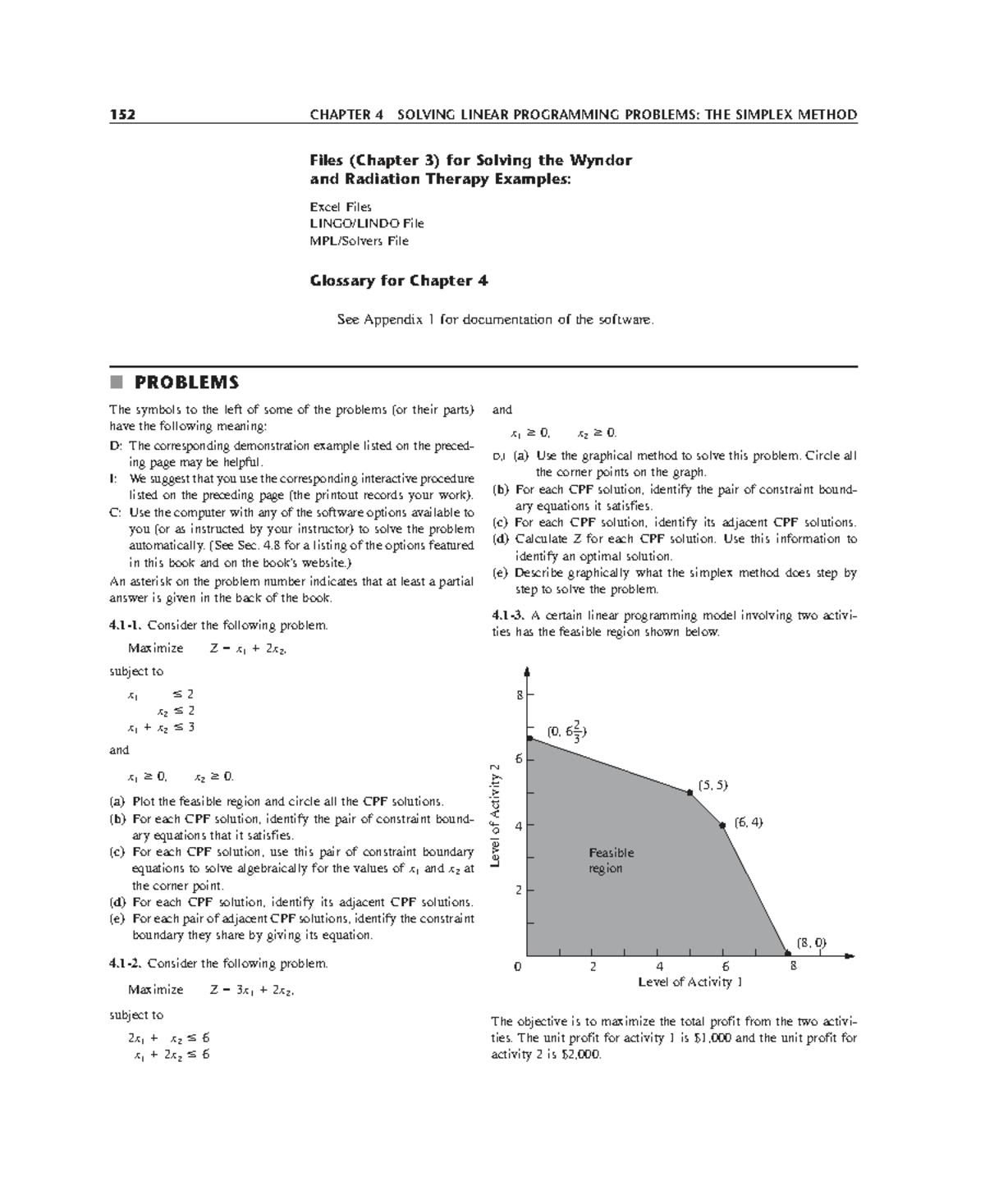 MATH 152: CHAPTER 4 - Final Exam Notes on Solving Linear Programming ...