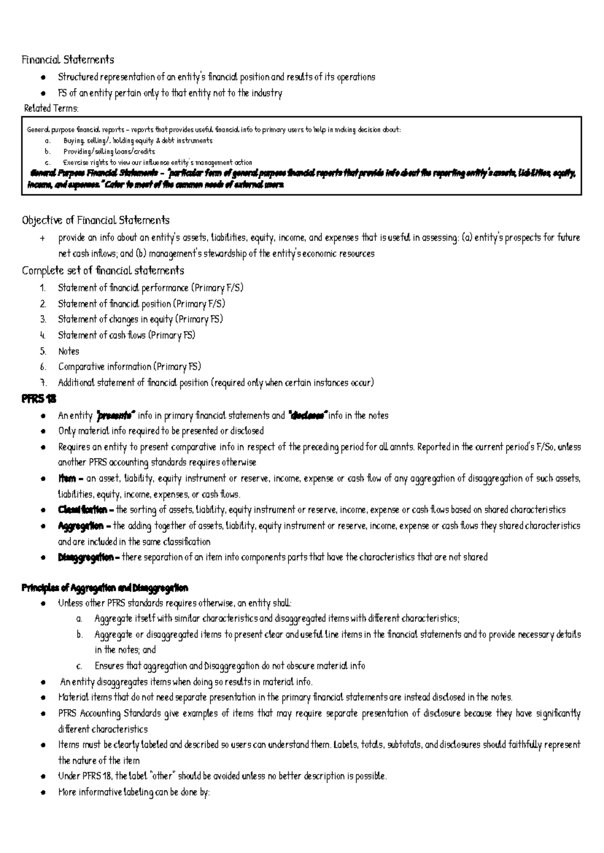 IA3 Financial Statements: Structure, Objectives, and Key Principles ...