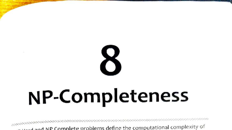 Unit-5: NP Hard and NP Complete Problems - Comprehensive Notes - Studocu
