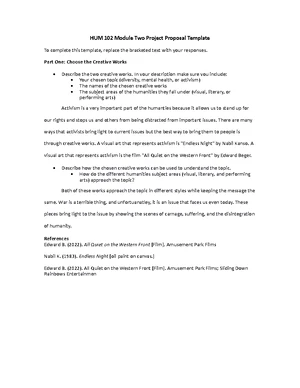 Mental health Module 3 Short answer assignment - HUM 102 Module Three ...