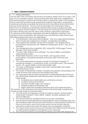 [Solved] Implementation phase of Weyers Community Work Process Model ...