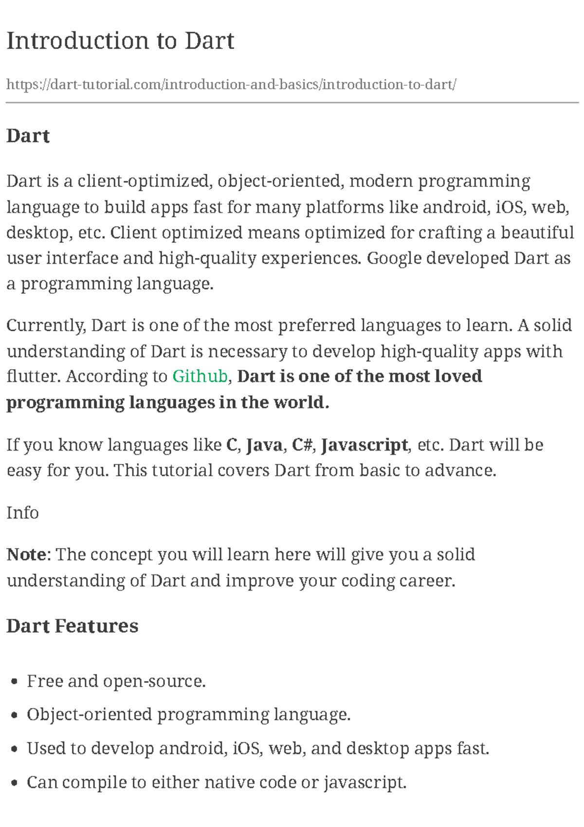 Introduction to Dart (CS101): A Comprehensive Tutorial on Dart Basics ...