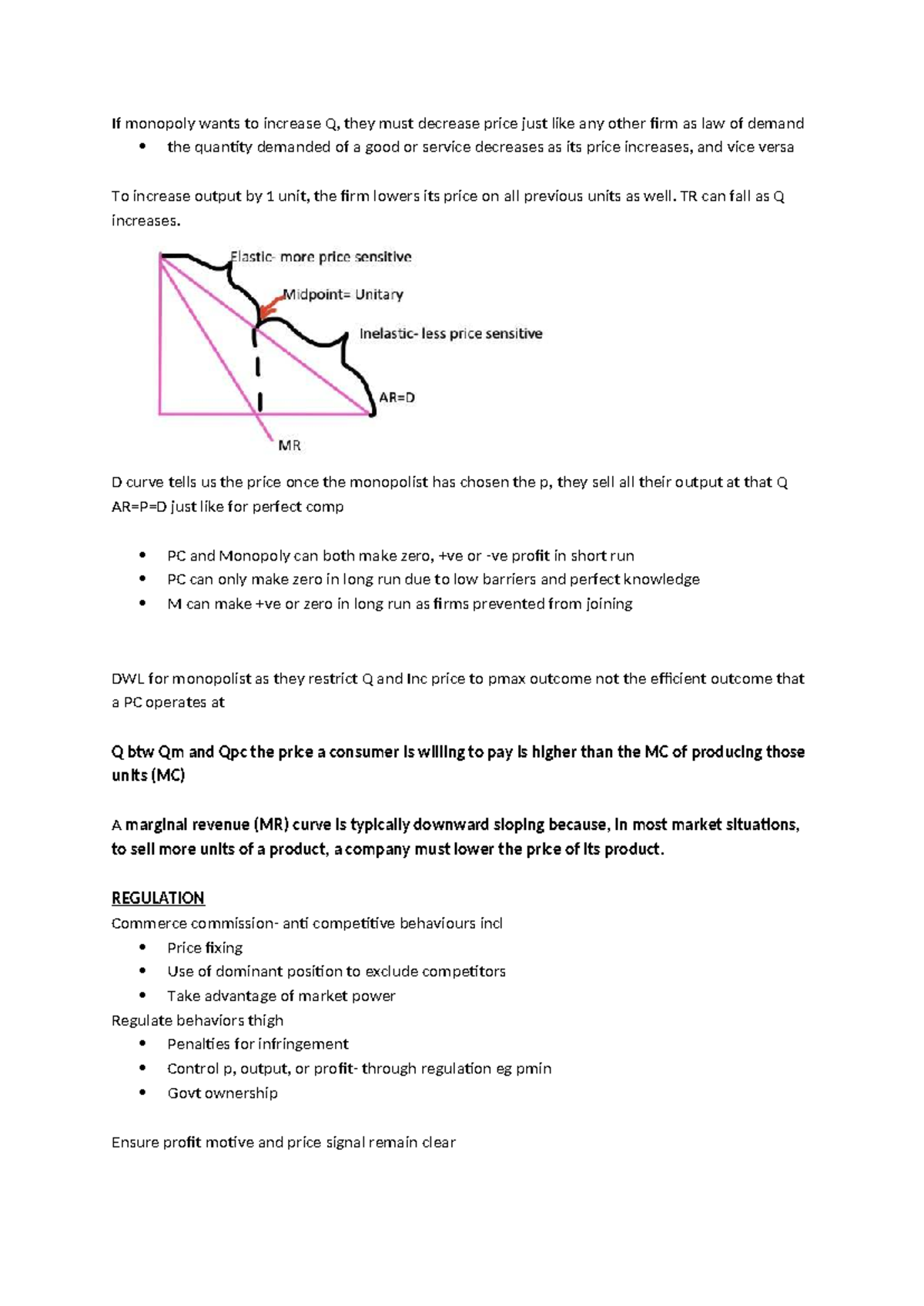 Elasticity Notes: Understanding Monopoly Pricing and Demand Dynamics ...